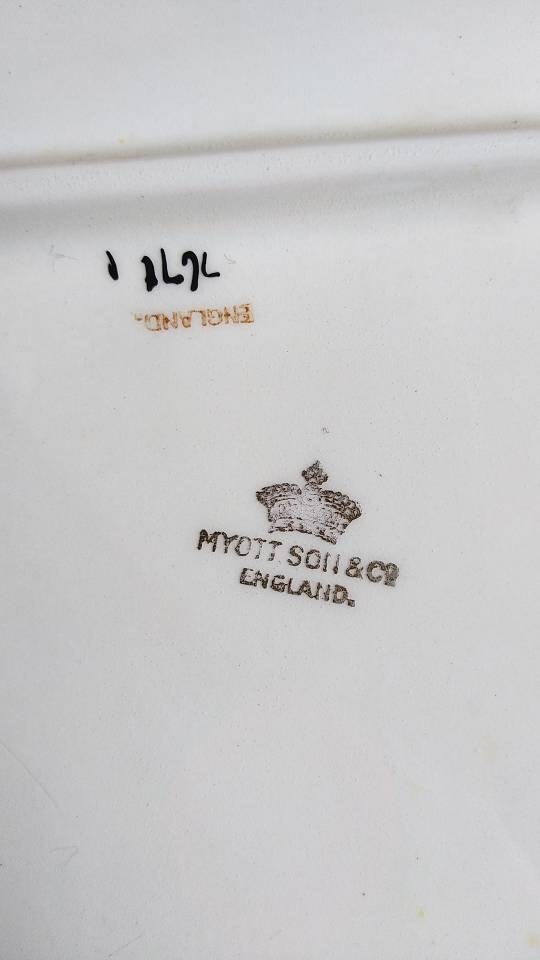 Vintage Myott & Sons Co Fall Floral Cake Platter/plate - Etsy