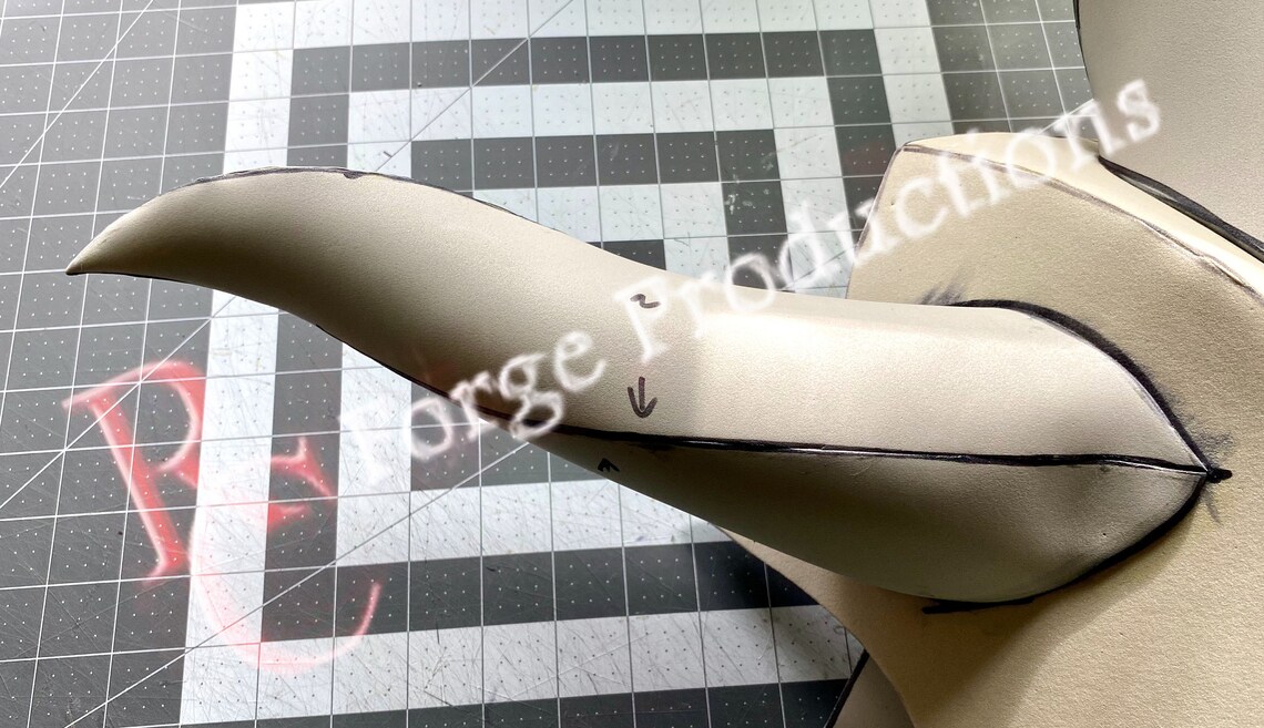 Basic Foam Horn Pattern, DIY Instant Digital Templates - Etsy