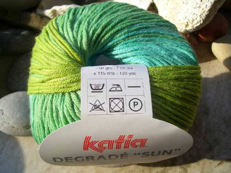 soy LOTUS yarn Sunset beautiful color gradients in virgin wool/viscose ...