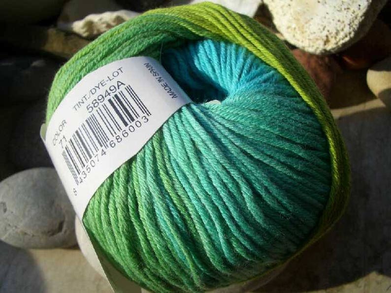 soy LOTUS yarn Sunset beautiful color gradients in virgin wool/viscose ...
