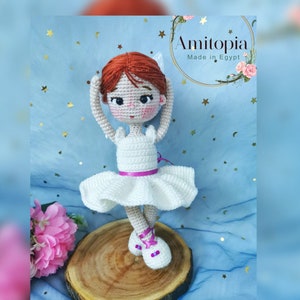 Amigurumi Ballerina Doll Pattern, Crochet Ballerina, Ballerina, Dancer ...