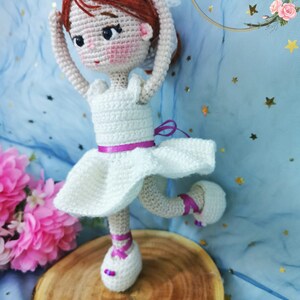 Amigurumi Ballerina Doll Pattern, Crochet Ballerina, Ballerina, Dancer Doll, Knit, Tutorial, Pdf ...