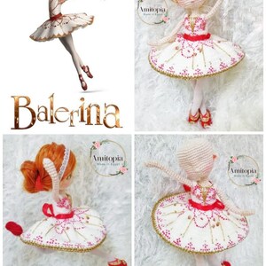 Ballerina/ Felicity/ Leap/ Ballet Dancer/ Ballerina Amigurumi Pattern ...