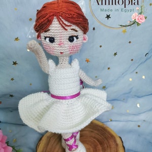 Amigurumi Ballerina Doll Pattern, Crochet Ballerina, Ballerina, Dancer Doll, Knit, Tutorial, Pdf ...