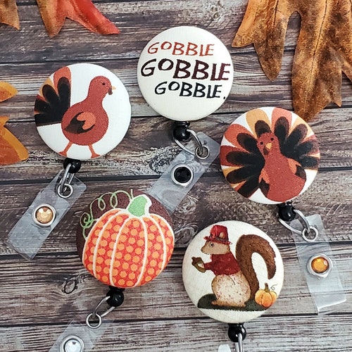 Raccoon Badge Reel Woodland Animal Badge Holder Badge Clip | Etsy