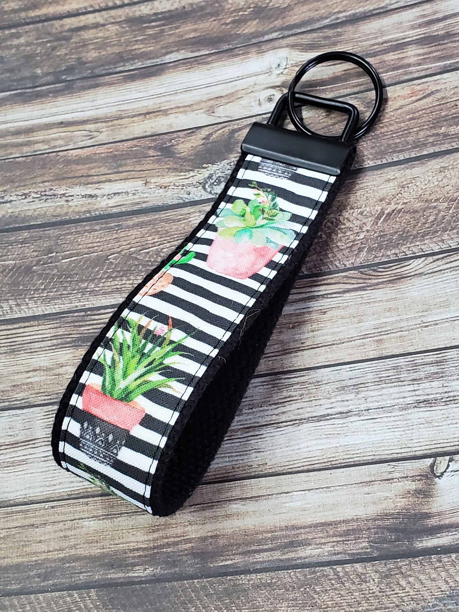 Key Fob Cactus Key Chain Succulent Cacti Keychain | Etsy