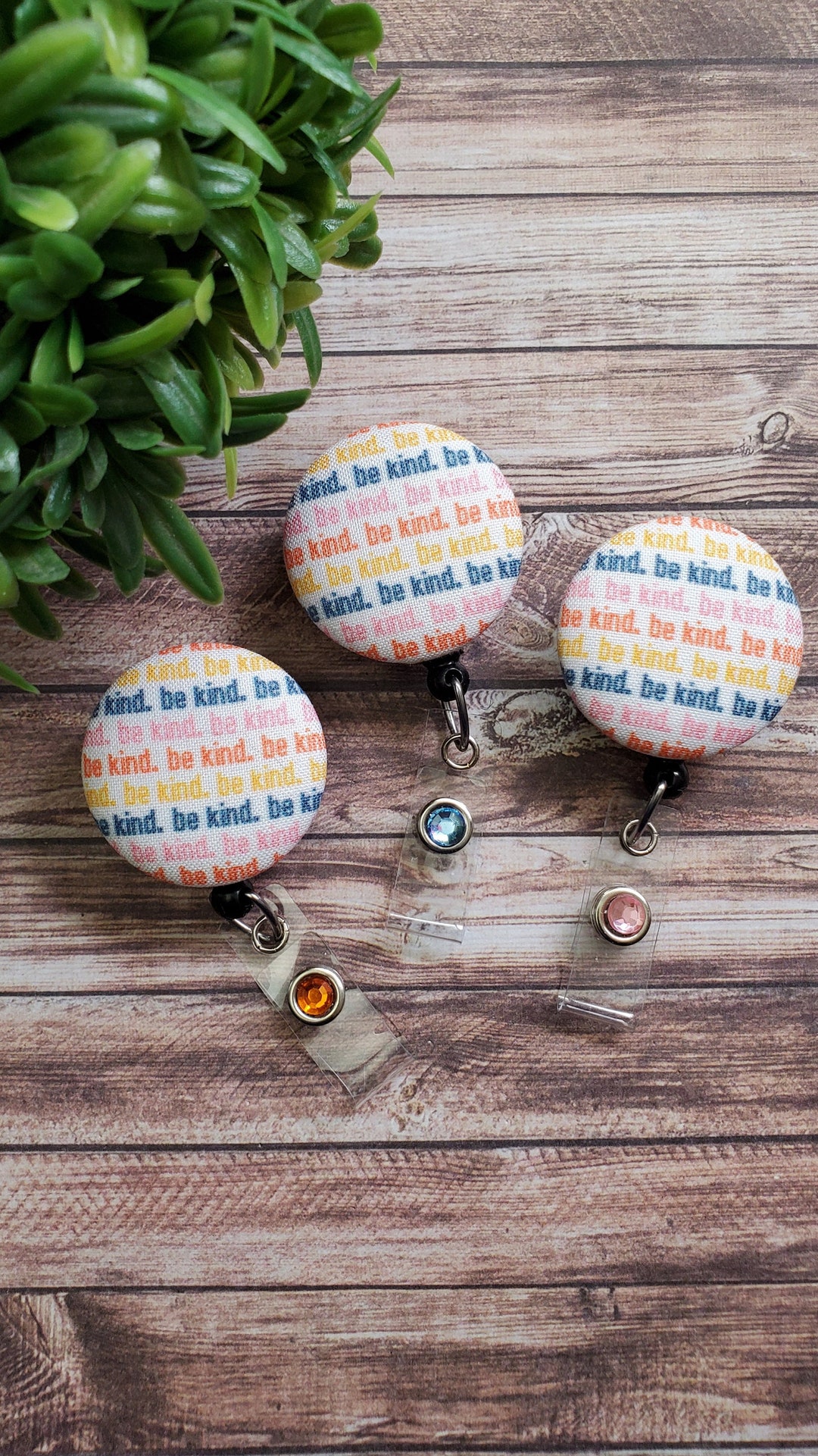 Be Kind Badge Reel, Nurse Badge Reel, Wipeable Option, Teacher Badge ...
