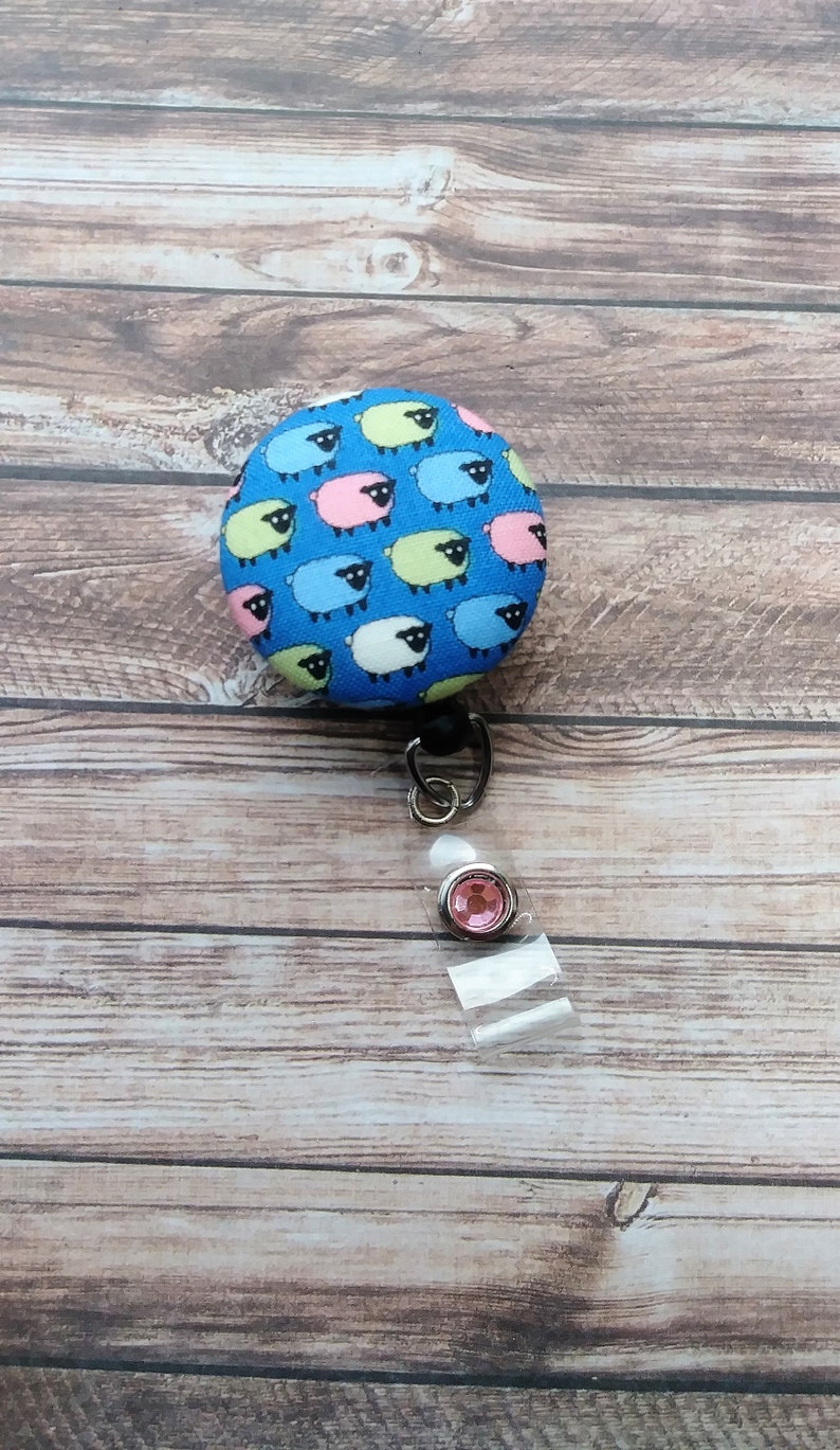 Sheep Retractable Badge Reel, Lamb ID Badge Holder - Etsy