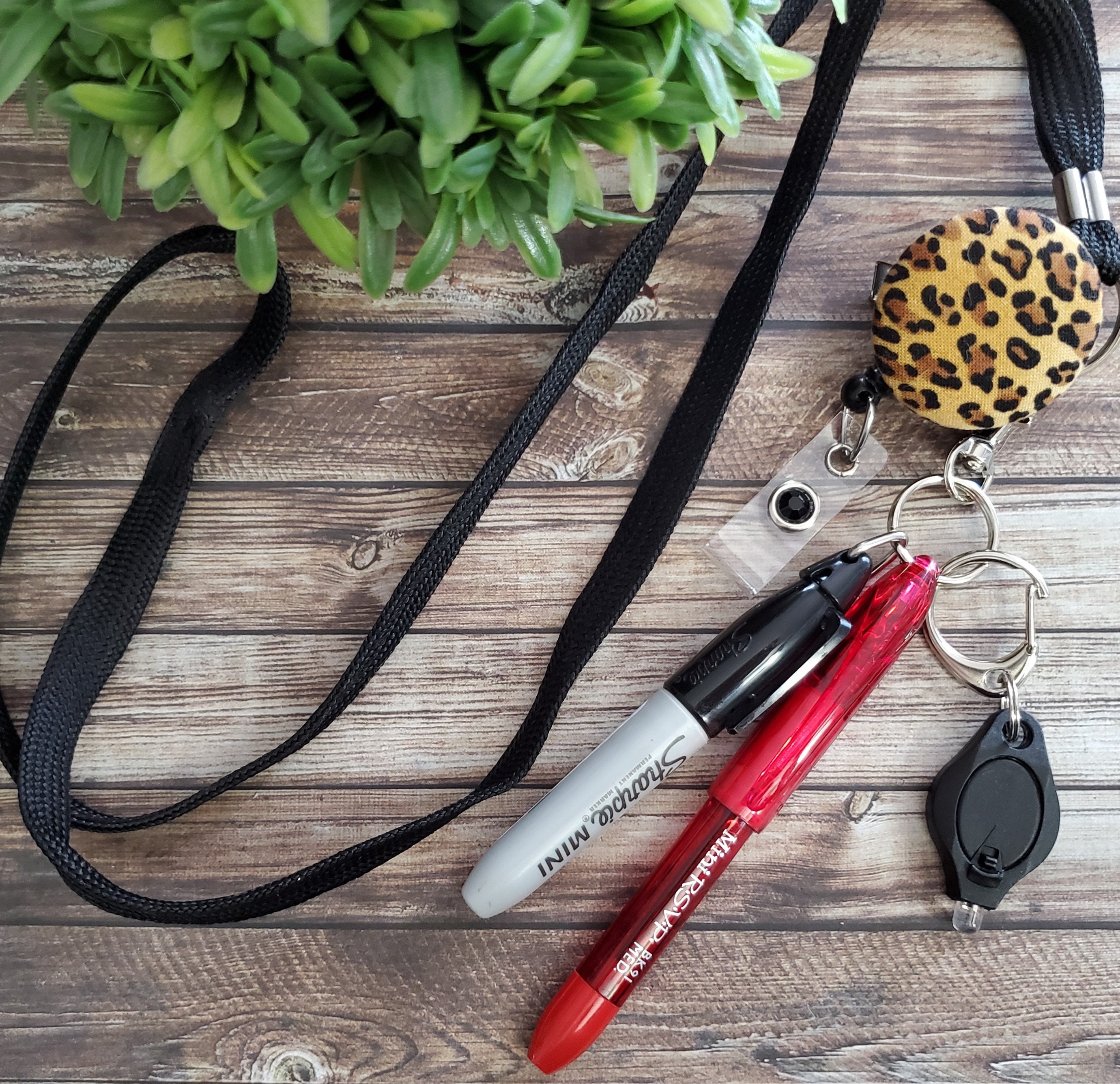 Badge Reel Badge Pen Set Nurse Badge Reel Clip Mini Pen | Etsy