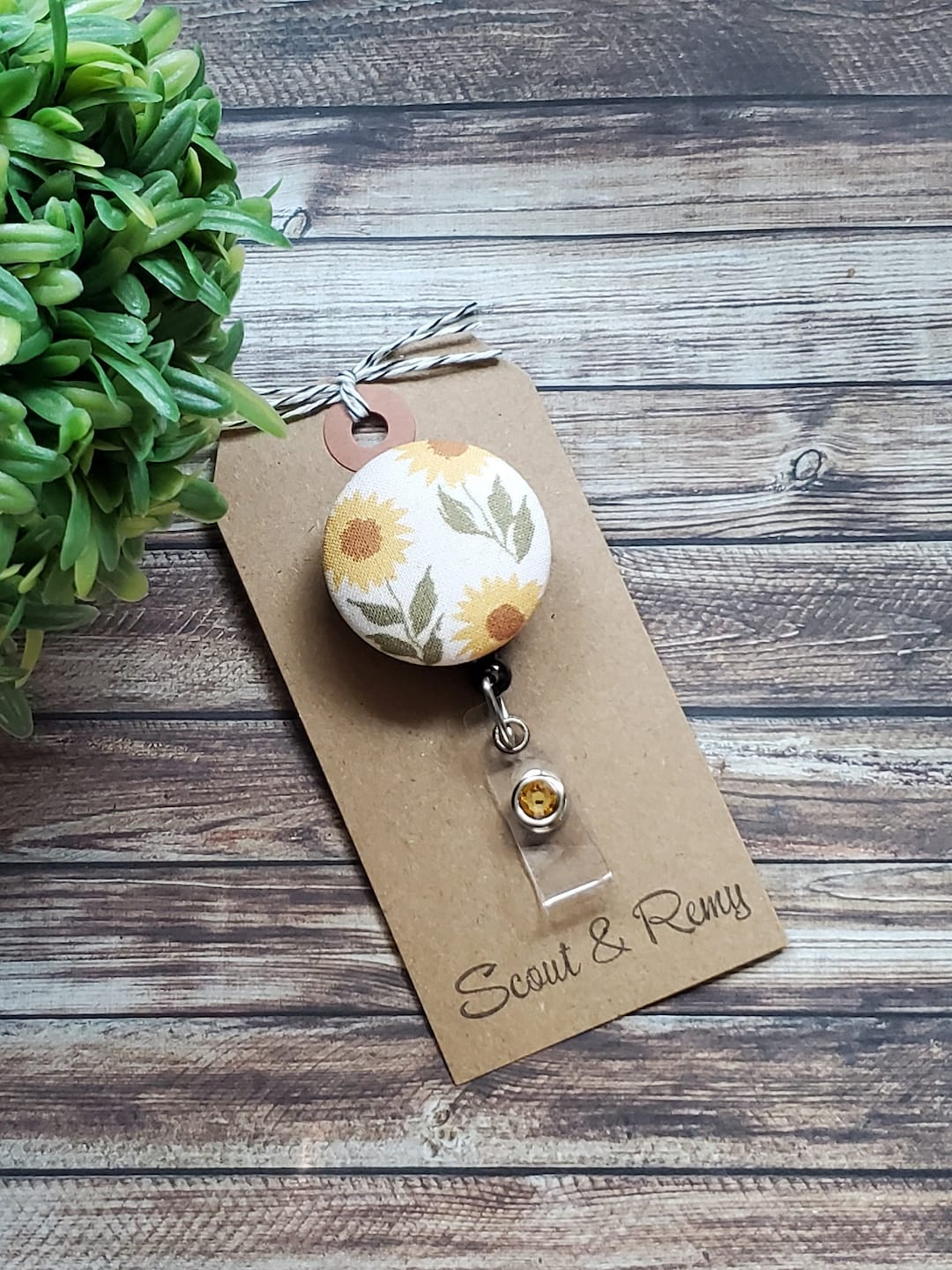 Vintage Vibe Sunflowers Badge Reel, Nurse Badge Reel, Teacher Badge ...