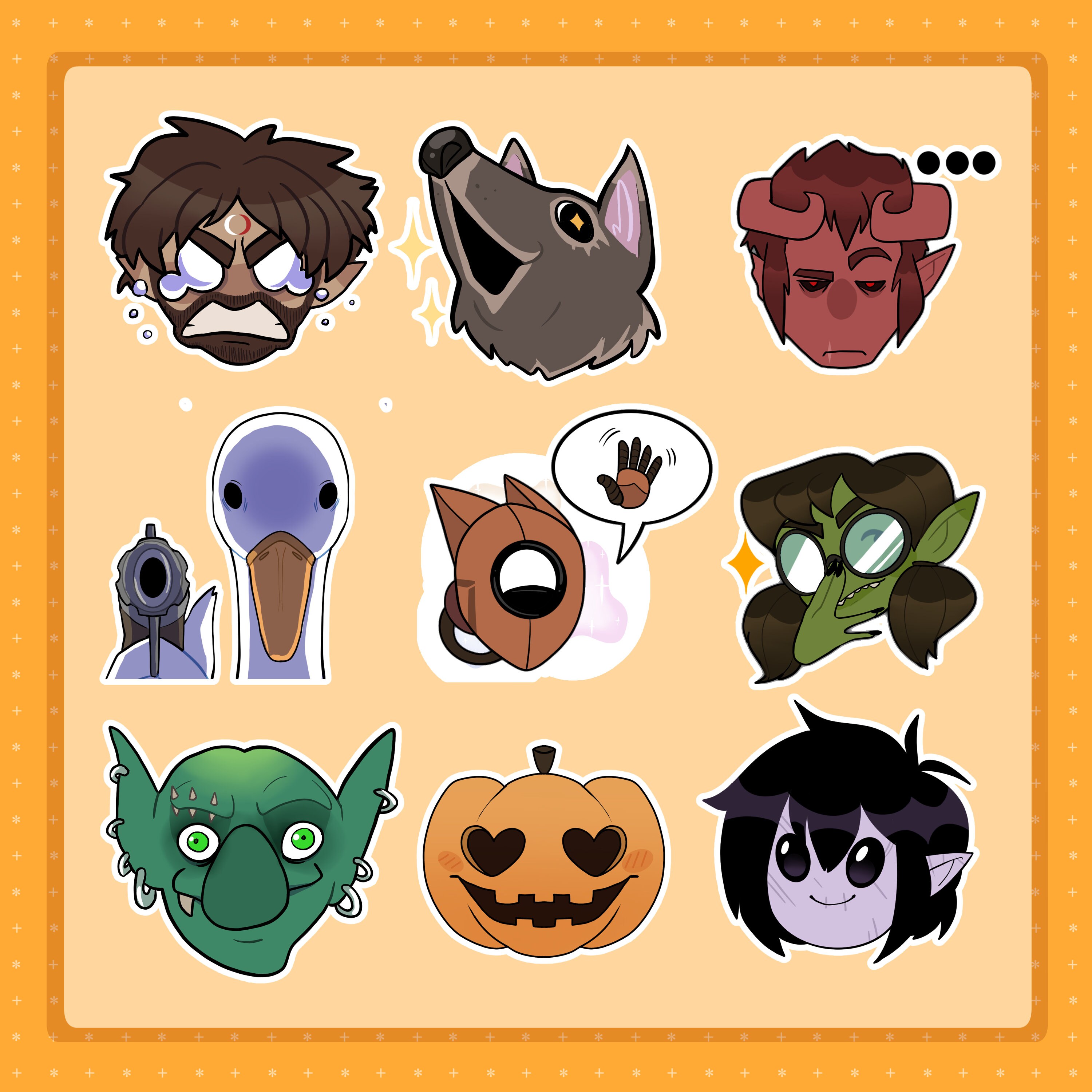 Discord & Twitch Custom Emotes for Dnd RPG Tabletop Gaming - Etsy UK