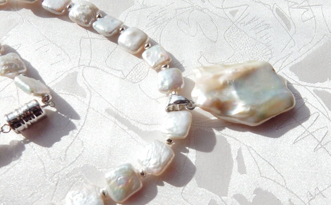 Pearl Jewelry Dream Necklace Made of Freshwater Cultured Pearls With ...