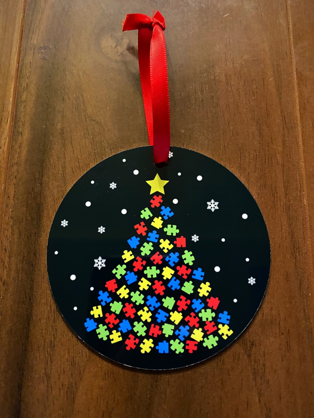 Autism Christmas Tree Ornament, Autism Awareness, Autism Acceptance ...