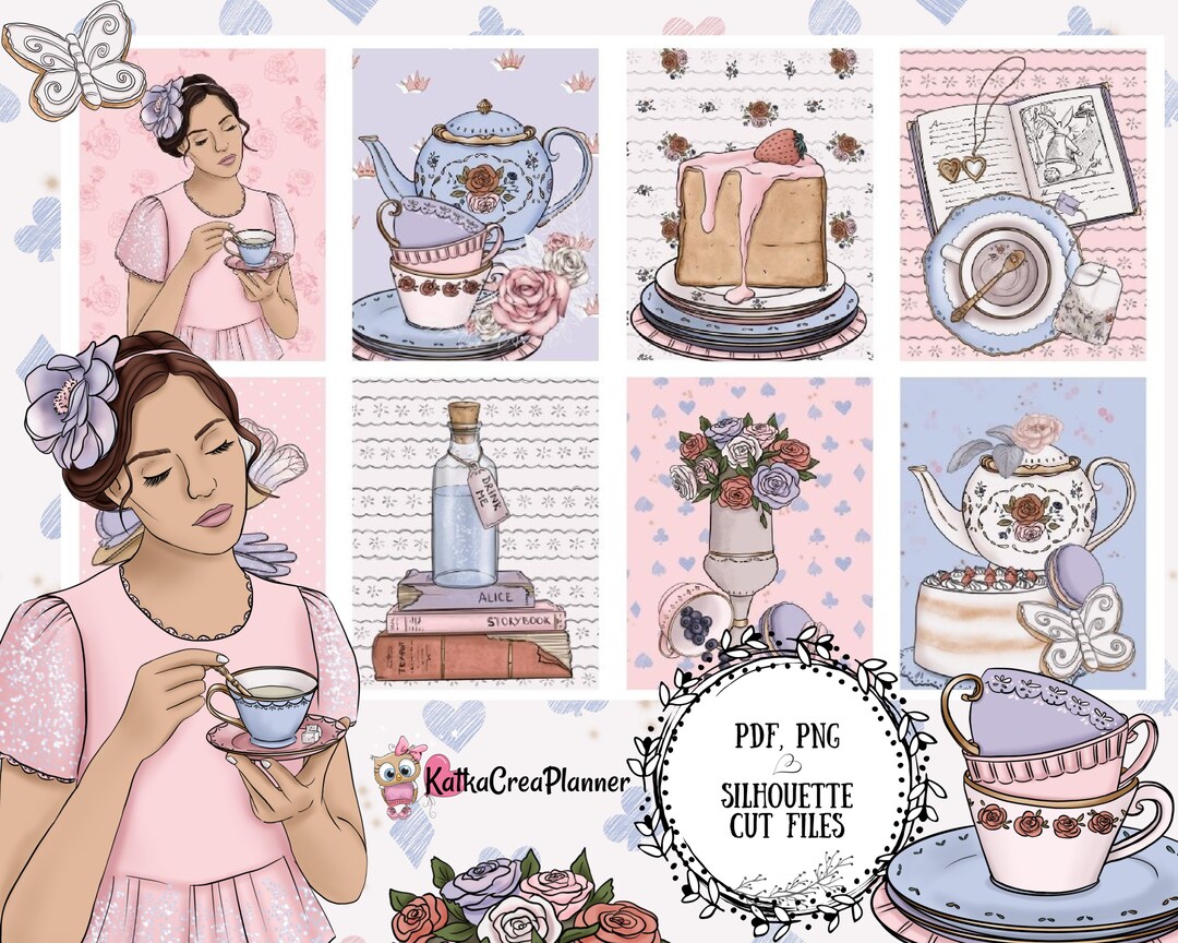 TEAPARTY Printable Planner Stickers for Erin Condren Planner/floral ...