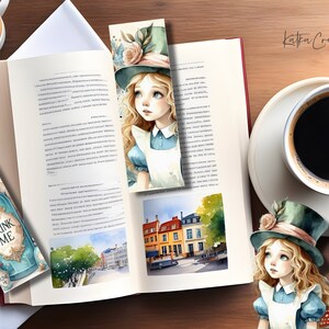 WONDERLAND Printable Bookmark/magical Fairy Tale Bookmarks/digital ...