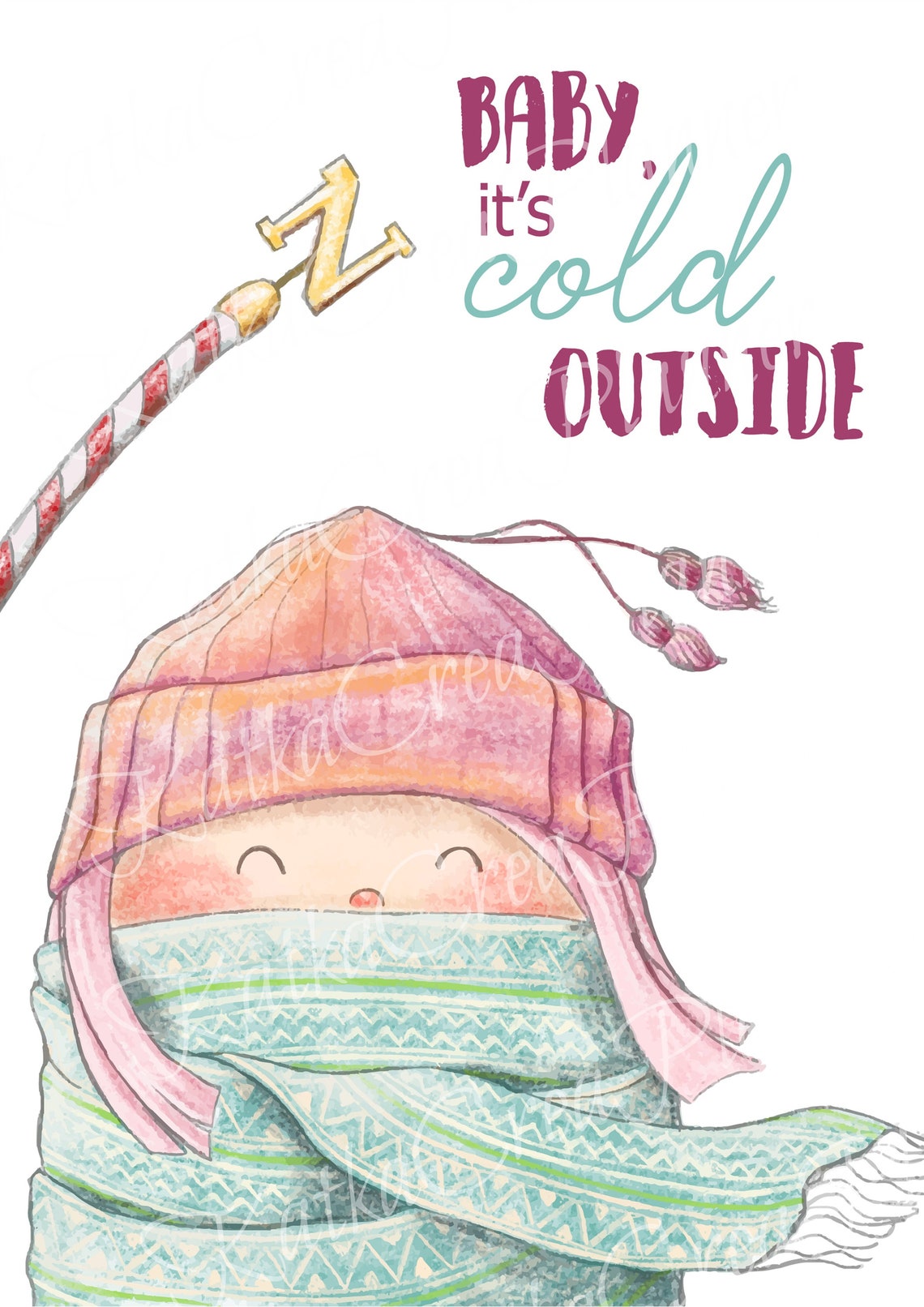 Cute Winter Girl Printable Planner Insert Planner Divider - Etsy