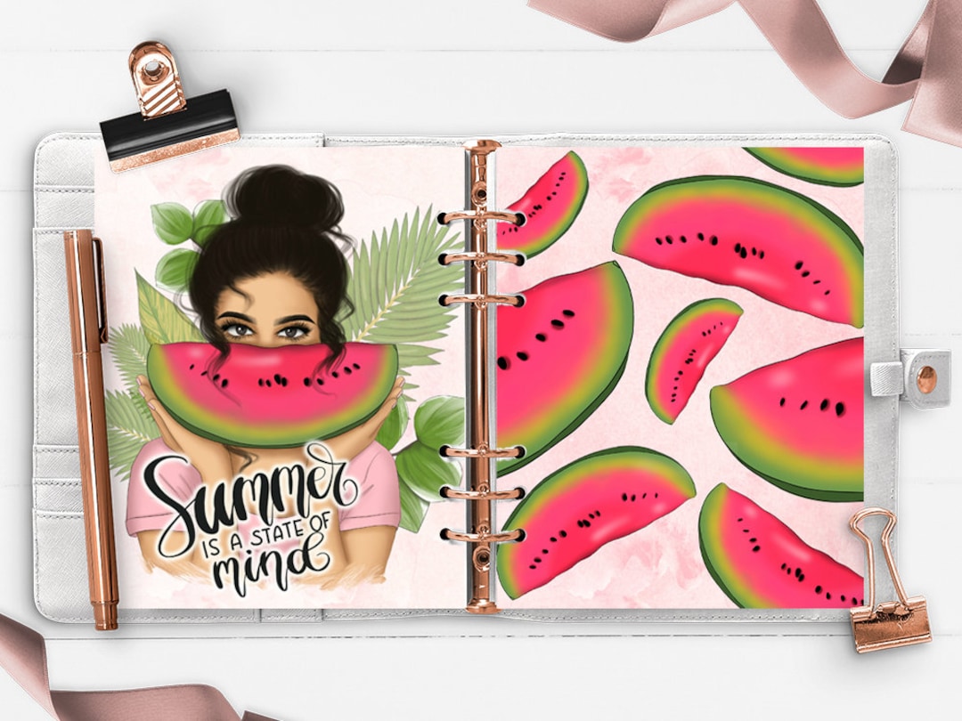 COOL SUMMER Printable Cover Dashboard, Planner Divider, Planner ...