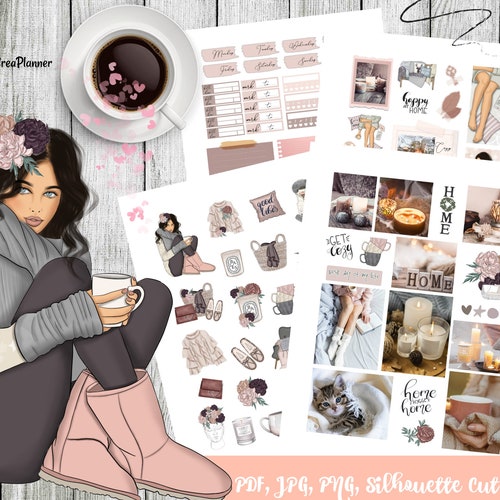 HELLO WINTER Planner Stickers/printable Bullet Journal & - Etsy