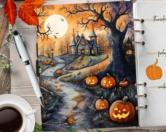 Halloween/spooky Themed Daily Planner Printable Day Agenda - Etsy