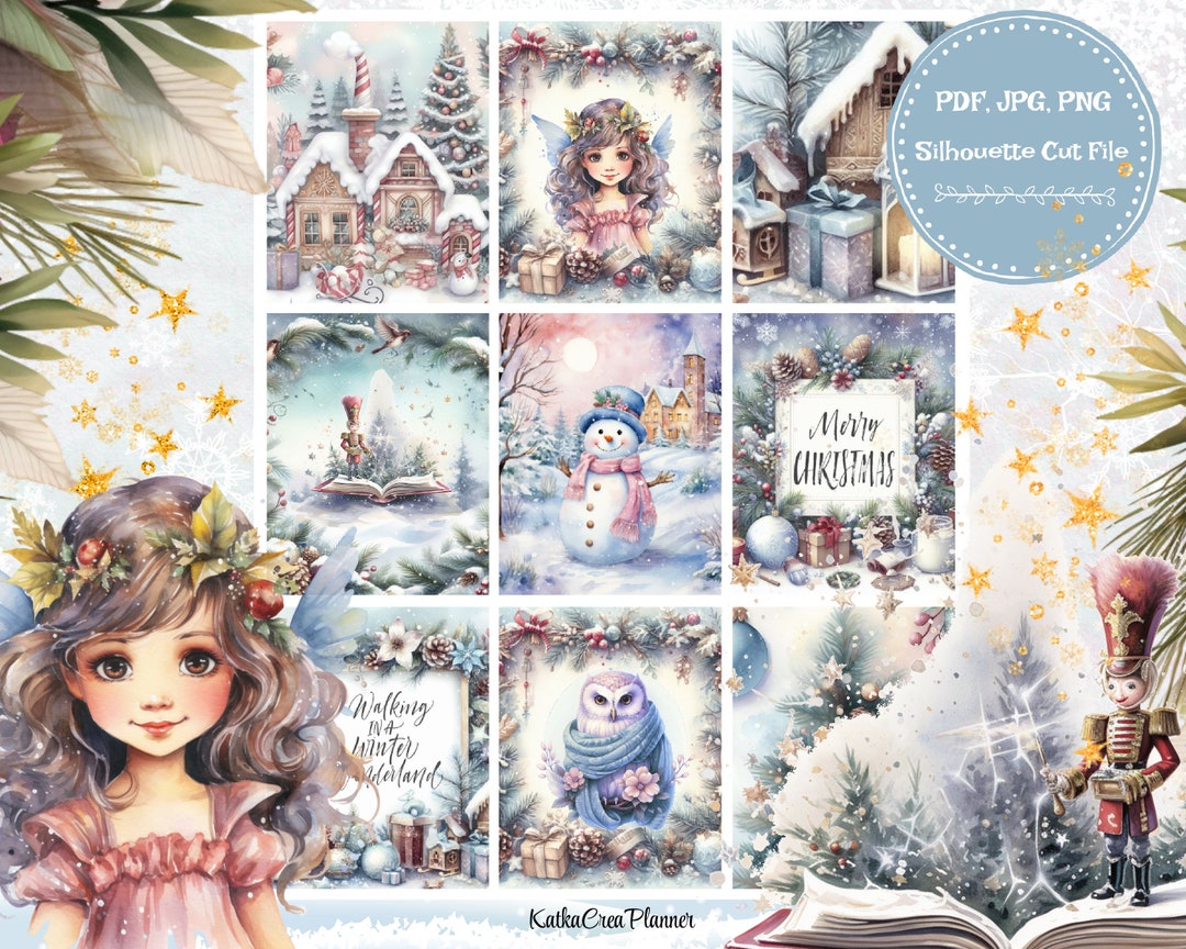 Merry Christmas Planner Stickers: Watercolor Holiday Weekly Kit ...