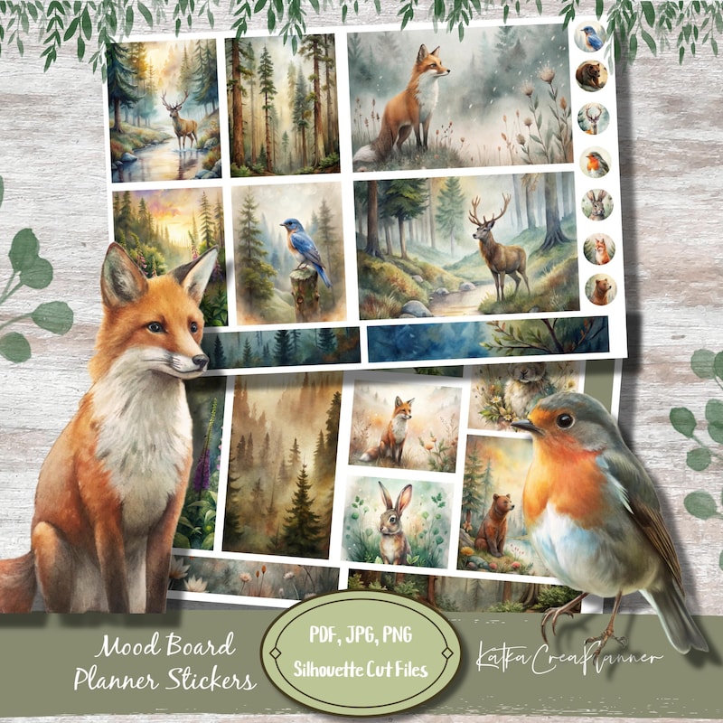 Animal Mood Board - Etsy