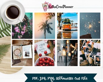 WORKING FROM HOME Printable Planner Stickers for Erin Condren - Etsy