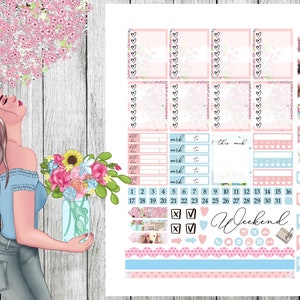 WELCOME SPRING Printable Planner Stickers for Erin Condren Planner ...