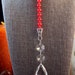 Red Jade Dragon and Crystal Fire Car or Home Hanging Charm With Red ...
