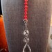 Red Jade Dragon and Crystal Fire Car or Home Hanging Charm With Red ...