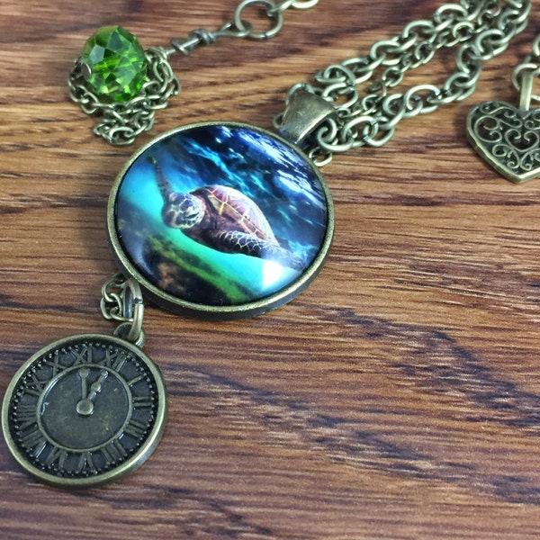 Clock Face Charm - Etsy