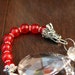 Red Jade Dragon and Crystal Fire Car or Home Hanging Charm With Red ...