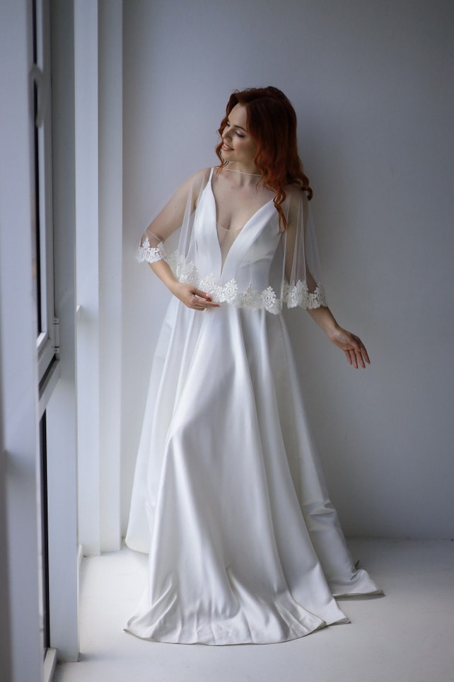 Wedding Caplet - Etsy