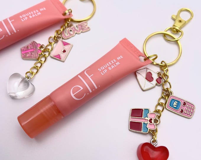 Valentine Lip Gloss Key Chain | Teacher Gift, Love Basket Filler ...