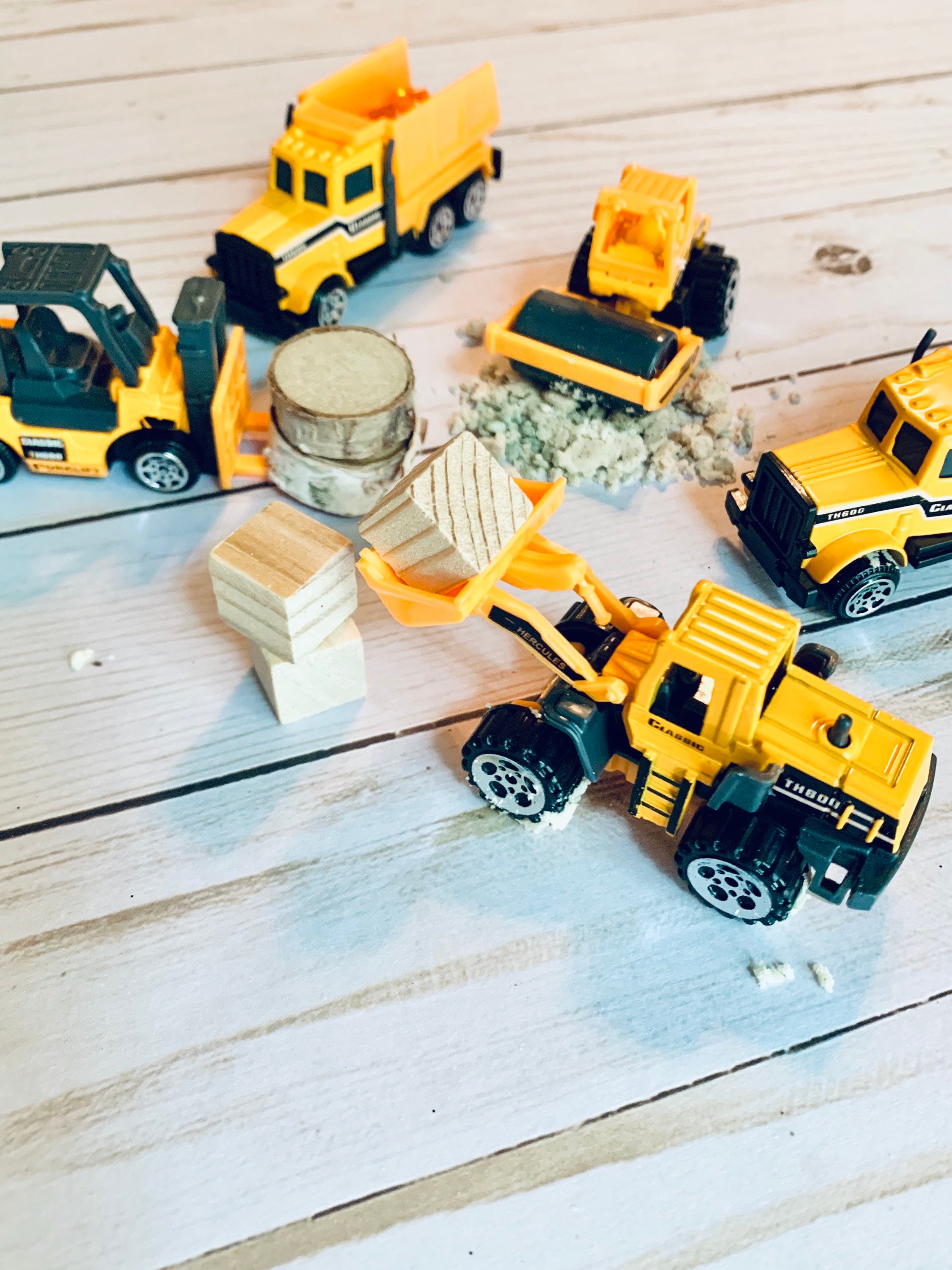 Construction Themed Sensory Play Kit Tinker Toys Toddler | Etsy