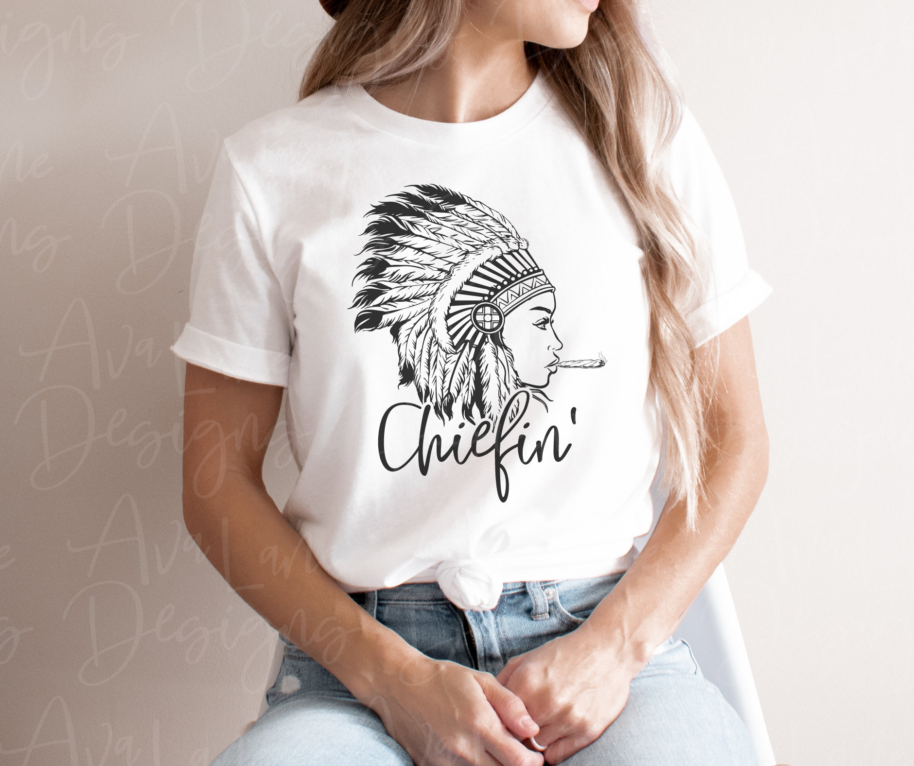 Chiefin'. Silhouette Files. SVG Files. Vinyl Designs. Custom T-shirt ...