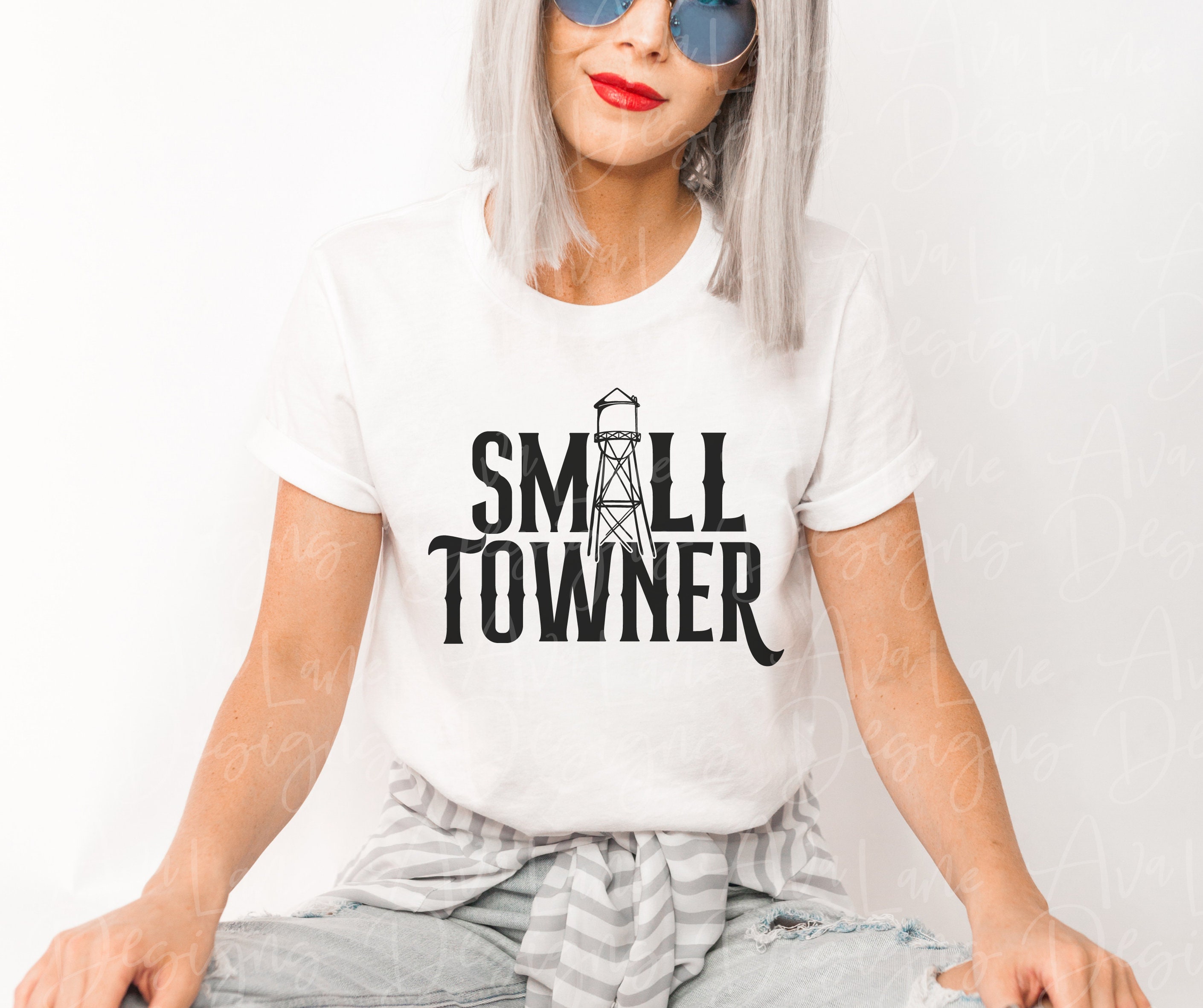 Small Towner, Vinyl Design, SVG, PDF, PNG Files, Silhouette Studio ...