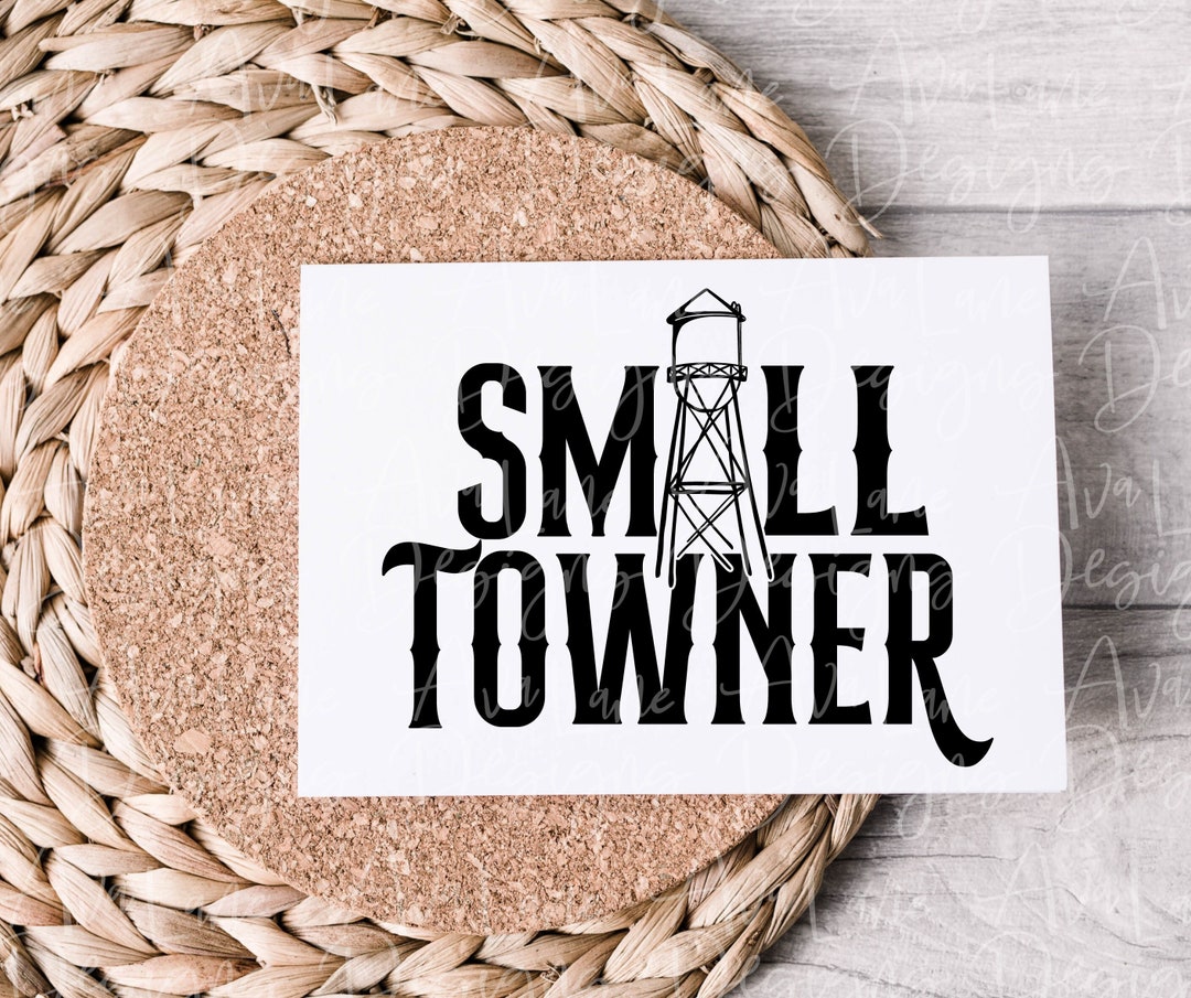 Small Towner, Vinyl Design, SVG, PDF, PNG Files, Silhouette Studio ...