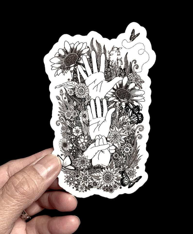 ASL Still Grow Beautifully STICKERS - Etsy