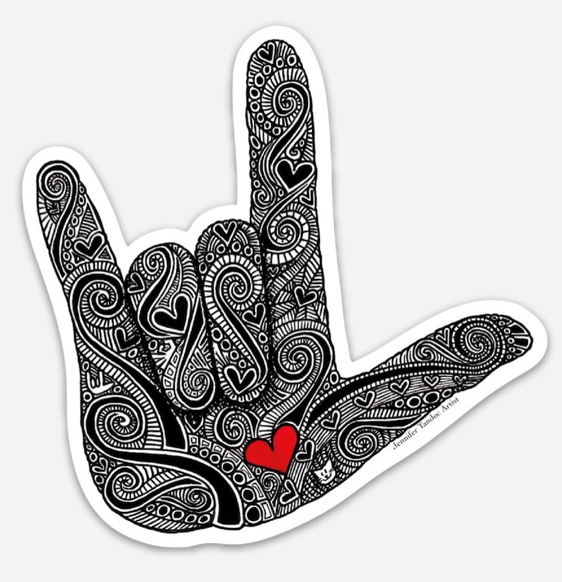 ILY - STICKERS - Etsy