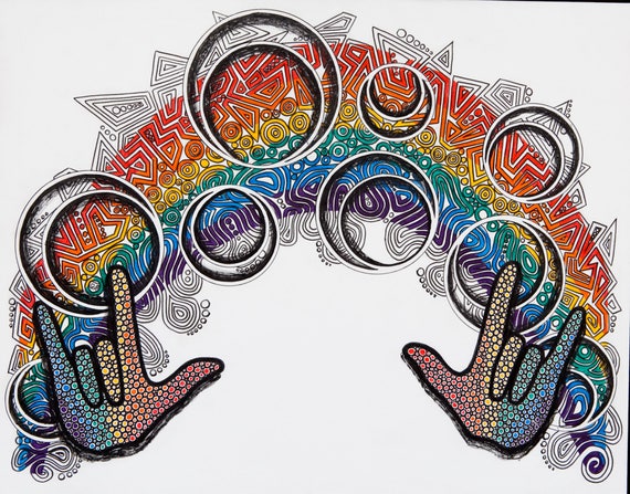 ILY Rainbow | Etsy
