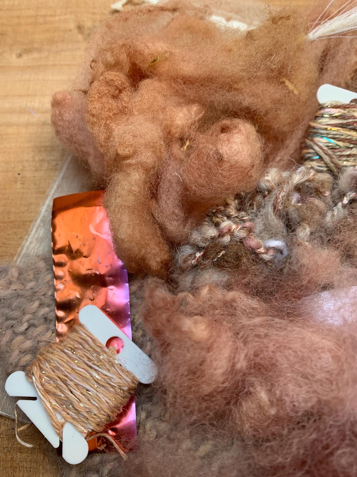 Fibre Art Craft Pack- Copper Fusion - Etsy