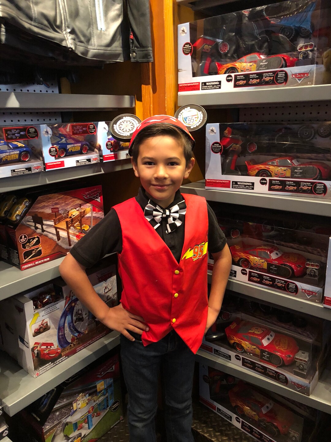 Lightning Mcqueen Vest and Tie - Etsy