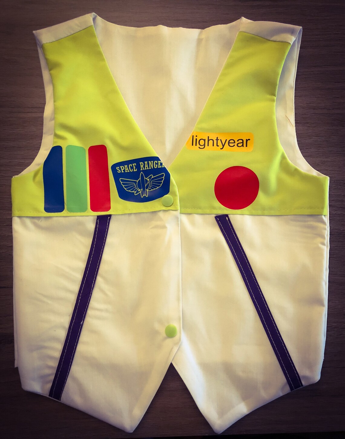Buzz Lightyear Toy Story Vest - Etsy
