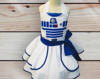 R2D2 Dress, Droid Dress, Star Wars Dress, Robot Dress, Hero Droid Dress ...
