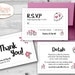 Cartoon Wedding Invitation Set, Stick Figure Wedding, Printable Wedding ...