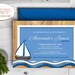 NAUTICAL MENU CARD Printable Menu Table Decor Nautical - Etsy