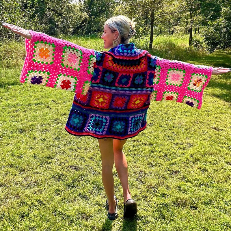 Crochet Boho Cardigan - Etsy