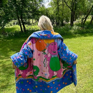 Barney & Baby Bop Nostalgic Dyed Comforter Coat - Etsy