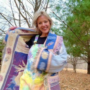 Beach Combin With My Boo Long Blanket Coat - Etsy