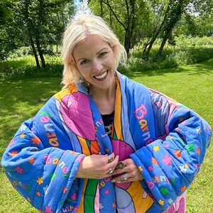 Barney & Baby Bop Nostalgic Dyed Comforter Coat - Etsy